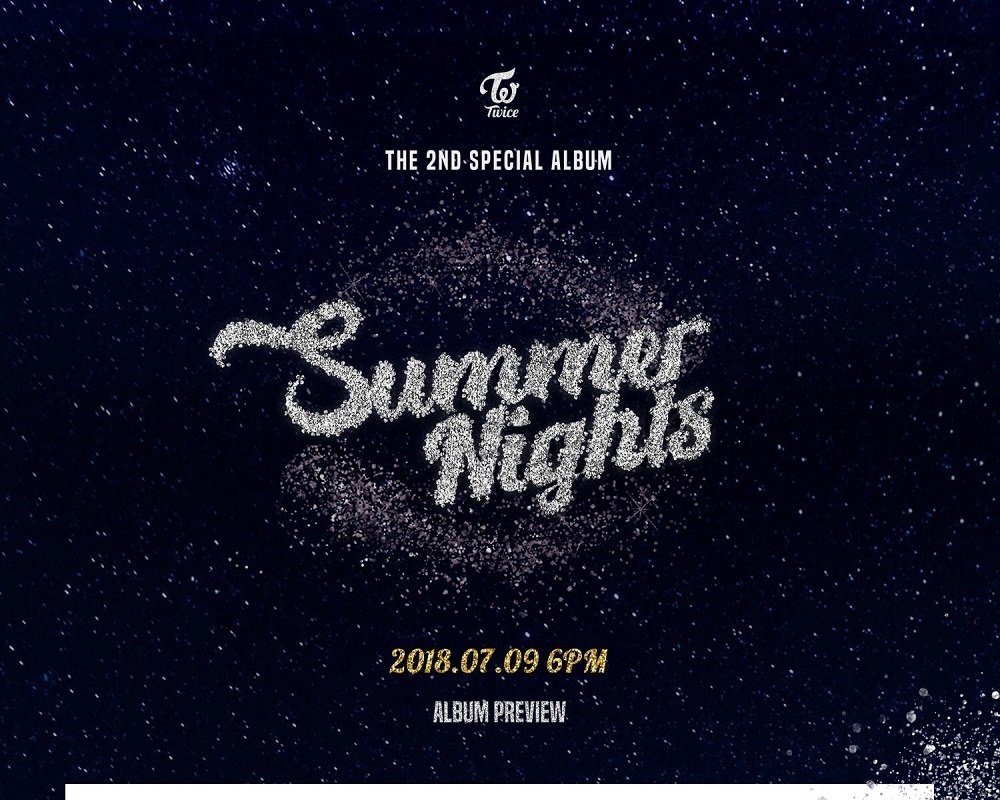 JYP TWICE - Summer Nights [C ver.] (2nd Special Album) CD+Photobook+Photocards+Folded Poster+Free Gift