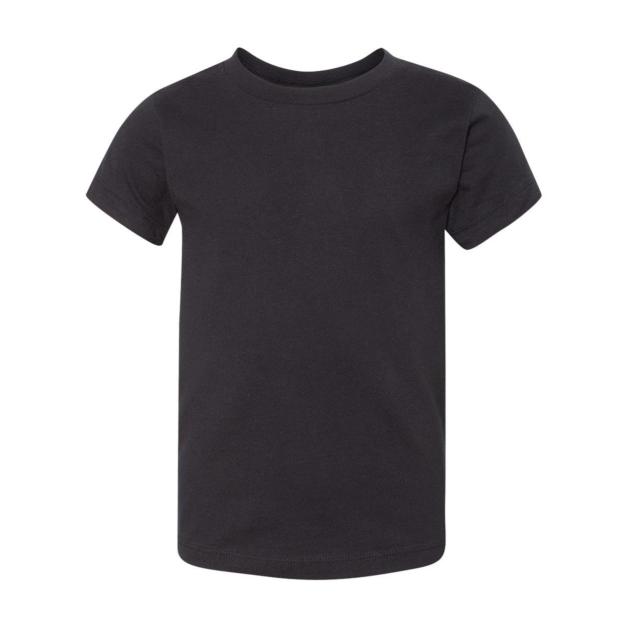 Bella + Canvas Toddler Jersey Short-Sleeve T-Shirt 5T BLACK