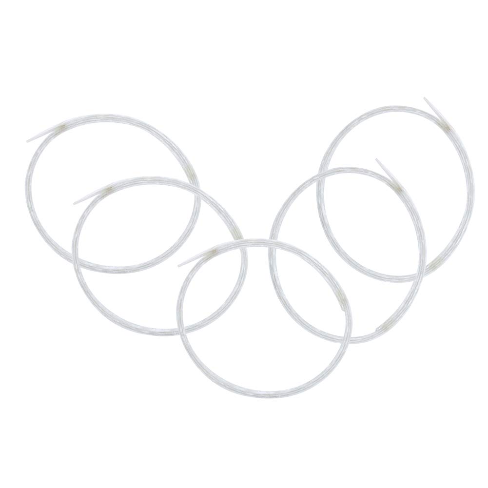 Bnineteenteam 5Pcs Guitar Binding Purfling,6mm Width Celluloid White Pearl Guitar Binding Purfling for Acoustic Guitar Classical Guitars Performance Accessory