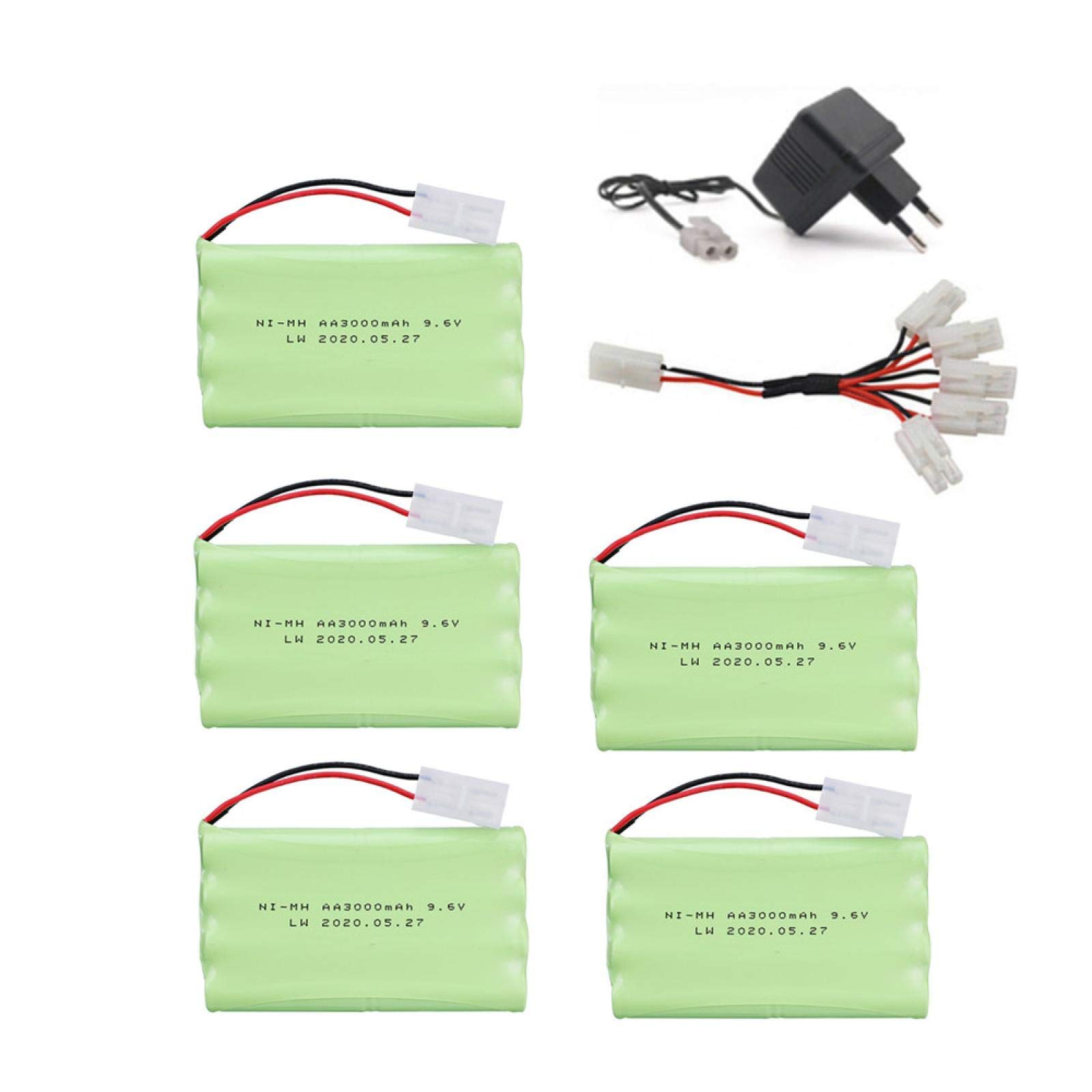 9.6v 3000mAh Ni-MH Battery for Rc Toys Car Tank Robots Gun Boat AA NIMH Battery Pack