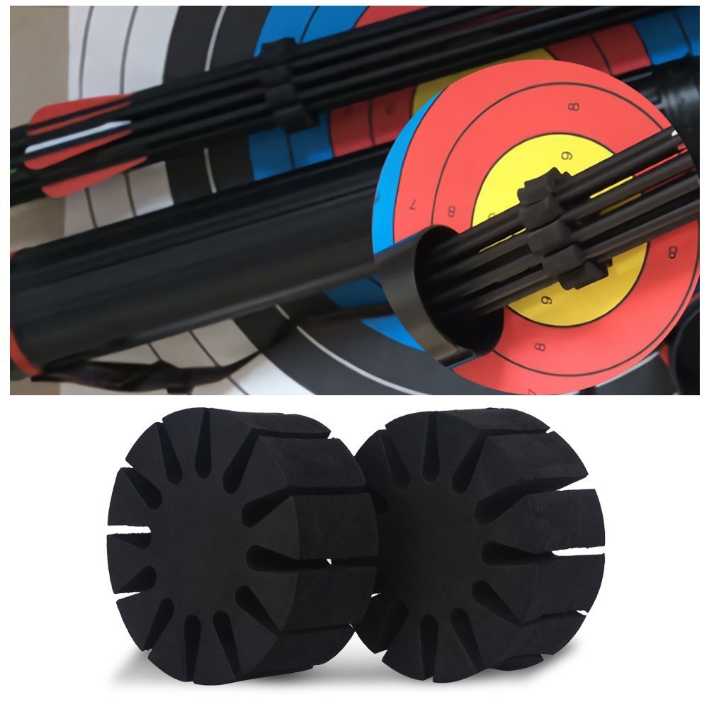 6 Pcs Arrow Shoulder EVA Foam Round Archery Protective Rack Outdoor Hunting Archery Accessory Quiver For Arrows Arrow Separator