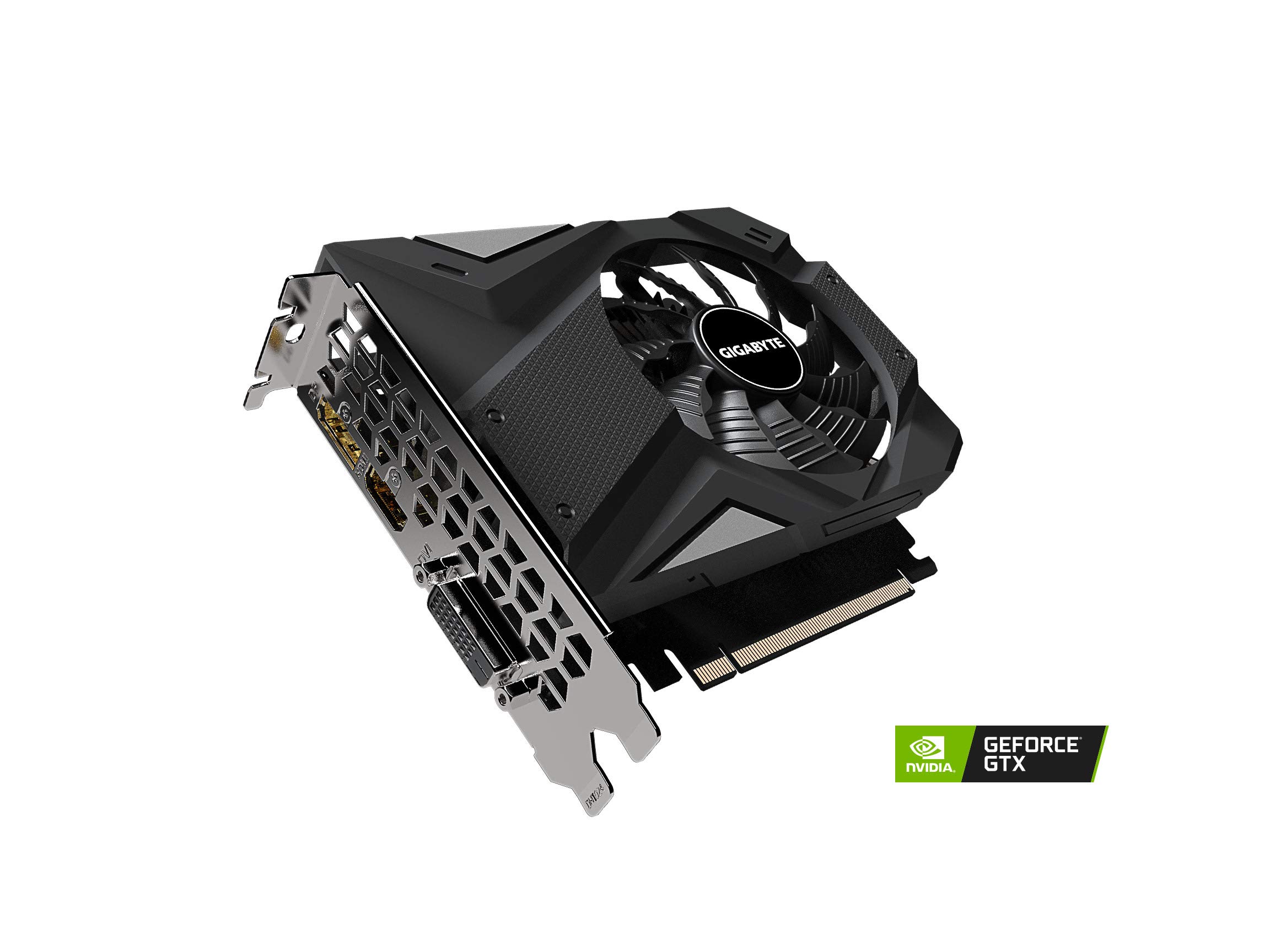 Gigabyte GeForce GTX 1650 D6 OC 4G Graphics Card, 170mm Compact Size, 4GB 128-Bit GDDR6, GV-N1656OC-4GD Video Card