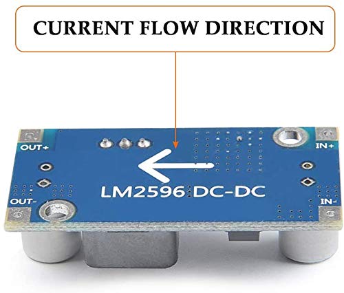 Queta 6 Pieces LM2596s DC to DC Buck Converter Step Down Voltage Regulator Power Module 3.2-40V to 1.25-35V 3A High Efficiency DC Voltage Stabilizer Volt Transformer LM2596 DC-DC Buck Converter
