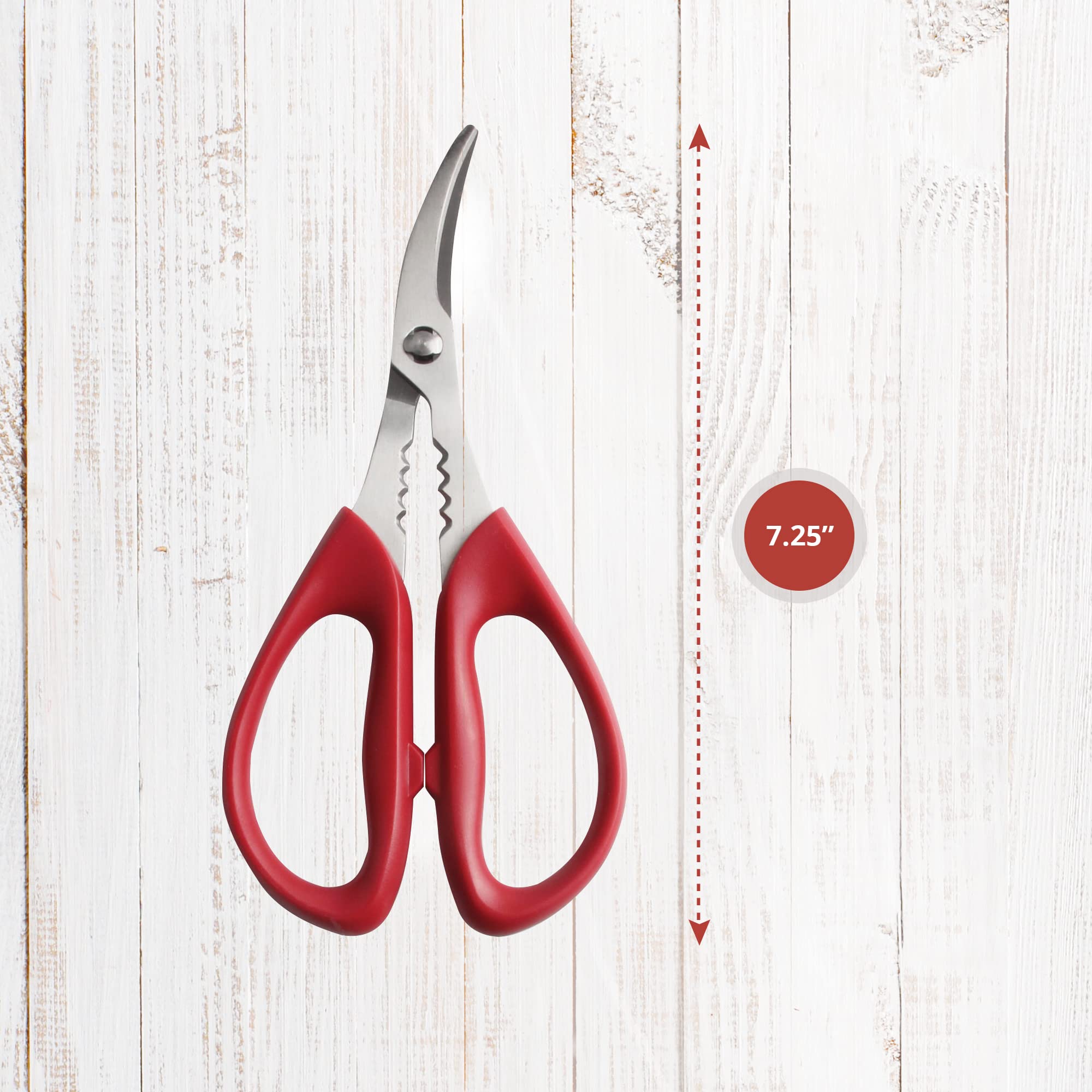 Maine Man Seafood Shears, 18/8 Stainless Steel