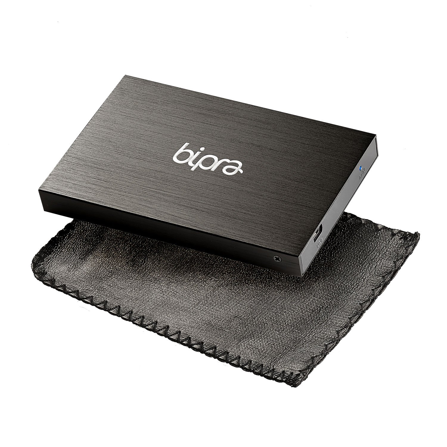BIPRA 250Gb 250 Gb 2.5 Inch External Hard Drive Portable USB 2.0 - Black - Fat32