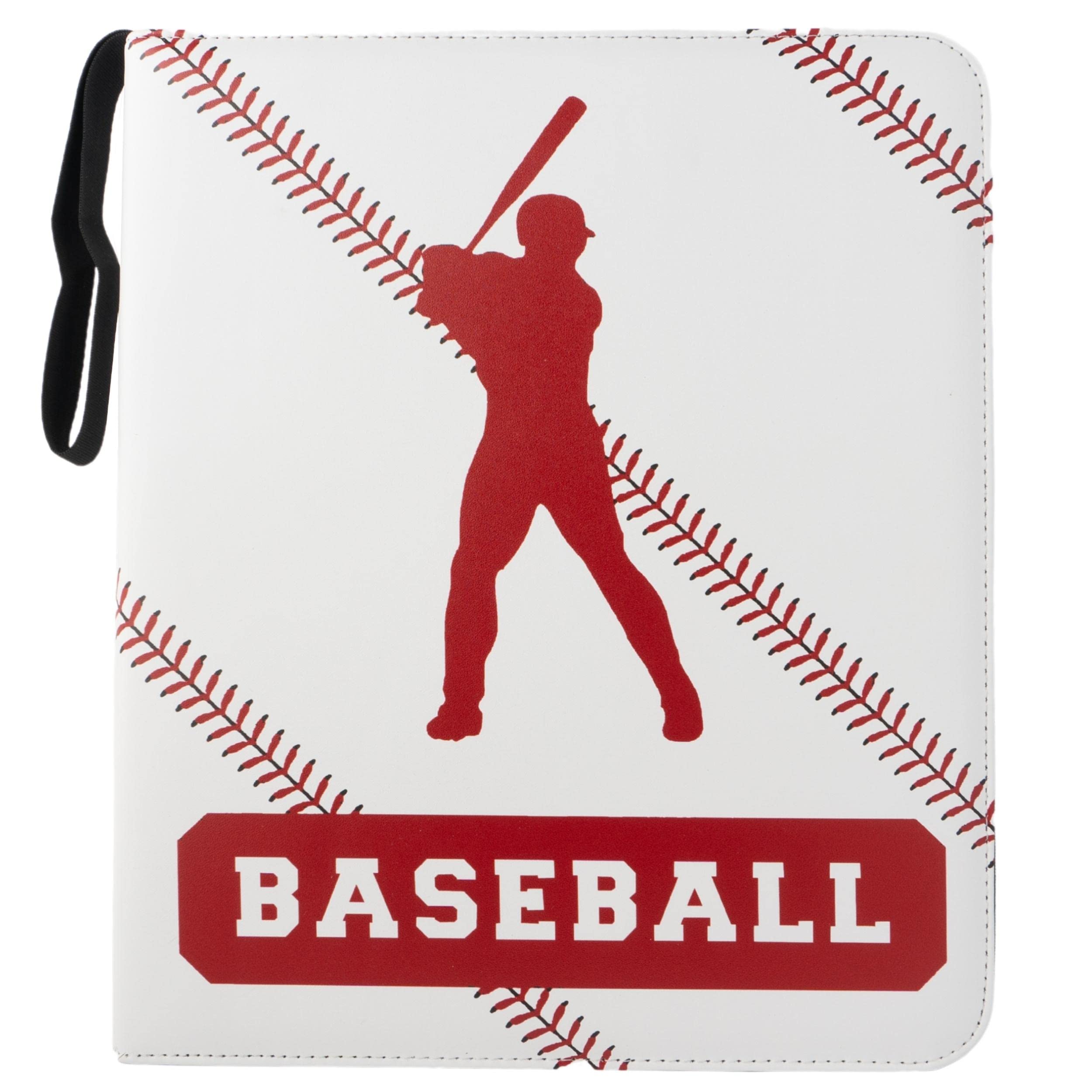 720 Baseball Card Binder for Trading Cards: Includes 40 Double Sided Pages with Pockets 9 Cards Per Side (18 Page),3-Ring Album Sports or Collection Storage (HD-PU06)