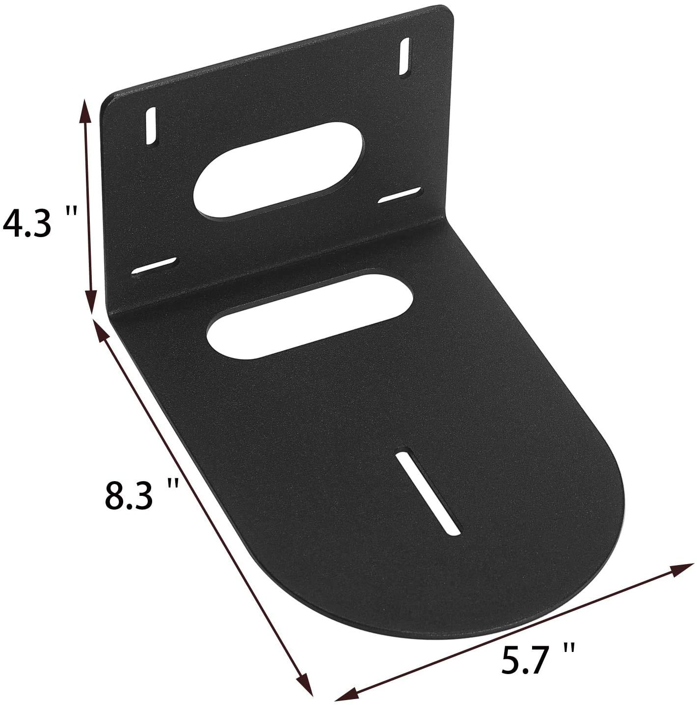 VANROUG Camera Wall Mount Bracket, Universal Security Camera Mounting Holder, Small Universal Wall Mounting Bracket for Hanging Small Select Surveillance Cameras or Speaker, Black Color
