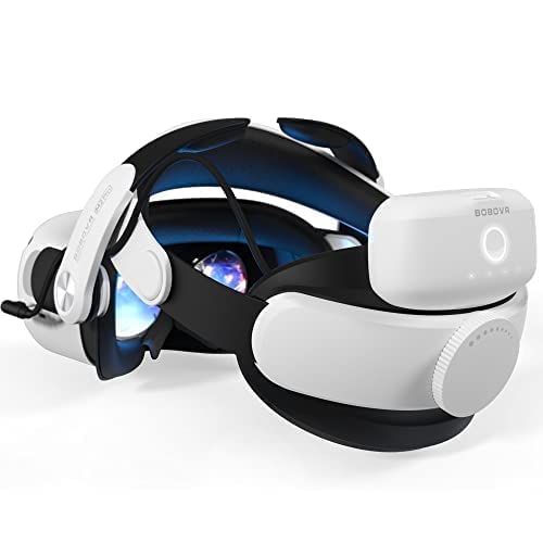 BOBOVR M2 Pro Battery Pack Head Strap More Combo Compatible with Quest 2(1 Strap + 2 Battery Pack)