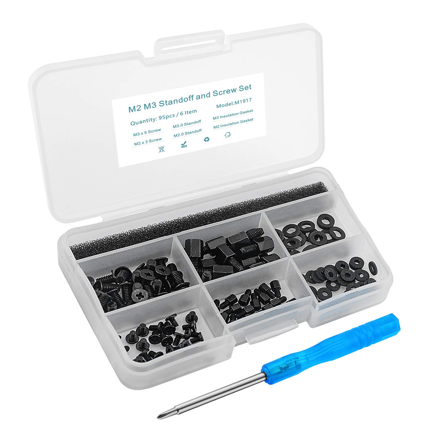 M2.0 M3.0 Standoff and Screw Set Laptop Notebook Personal Computer SSD HDD Screws Kit for SSD Memorial Motherboard HDD