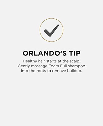 ORLANDO PITA PLAY Foam Full Volumizing Shampoo, Exclusive Mega Pump 5 Protein Complex, For Amplified Body & Refreshing Fullness, Gently Cleanses & Creates Bounce, 9.2 Fl Oz