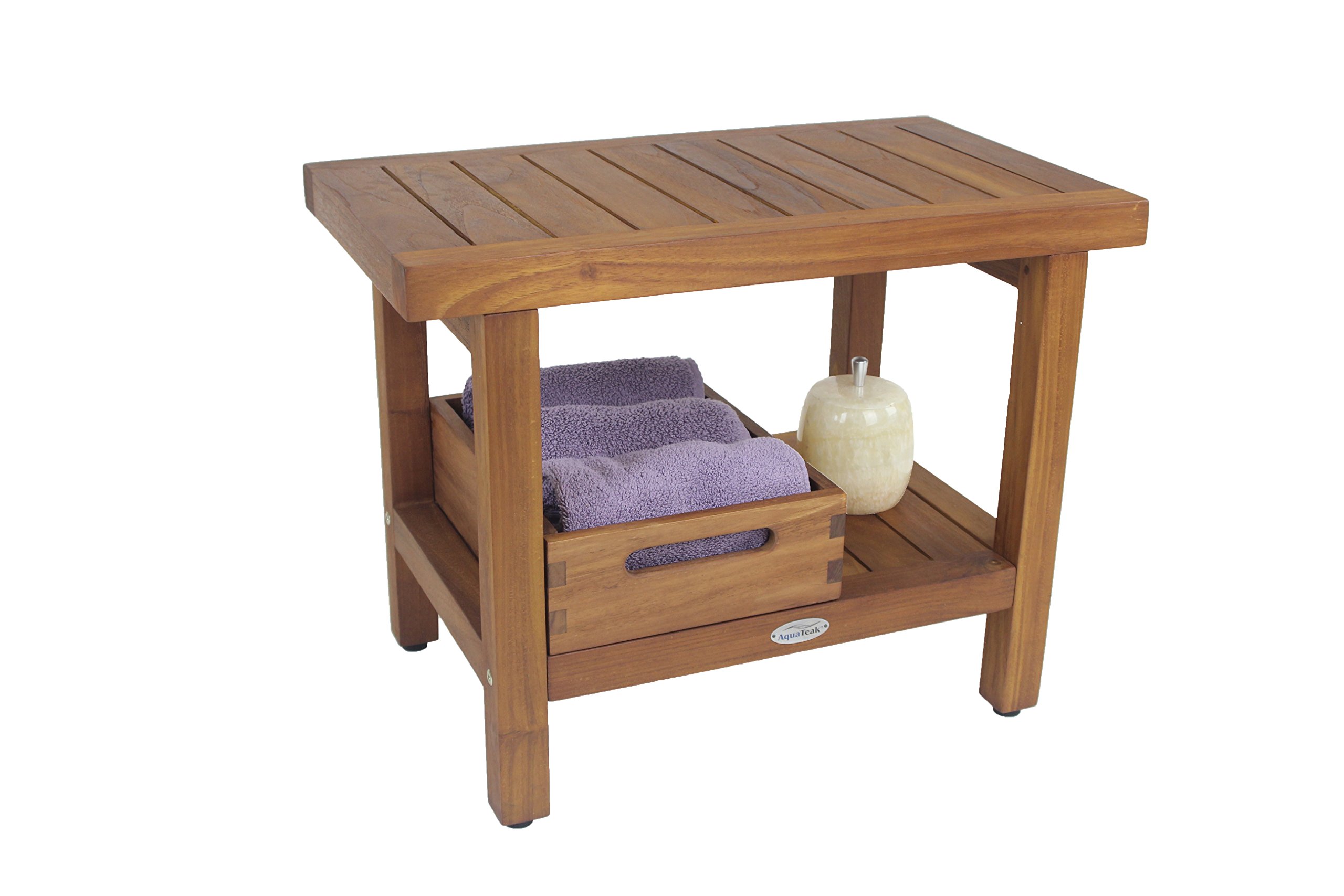 AquaTeak The Original Moa Teak Small Storage Tray