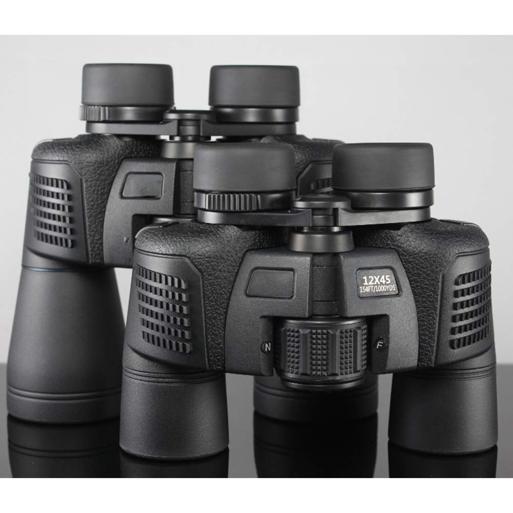 ZZK 12x45/16x50 Waterproof Telescope HD Binocular Green Film Non-Infrared Night Vision Optical Binoculars for Camping/Hunting