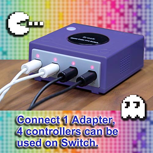 Brook Gamecube to Switch Controller Adapter - Console Gaming Adapter, Turbo Function, Super Bomberman R Accessory, Gamecube Accessory