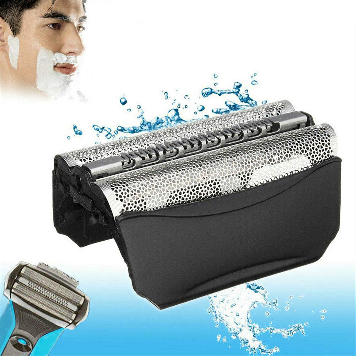Series 5 51B Replacement Foil and Trimmer Head Cassette, Compatible with Braun Waterflex Shaver 5020, 5020s, 5030, 5030s, 5040, 5040s, 5050, 5050cc, 5070, 5070cc, 5090, 5090cc