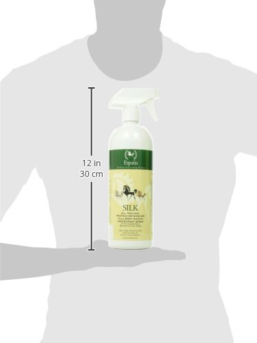 Espana Silk ESP1120E Specially Formulated Silk Protein Detangler for Horses, 33.82-Ounce