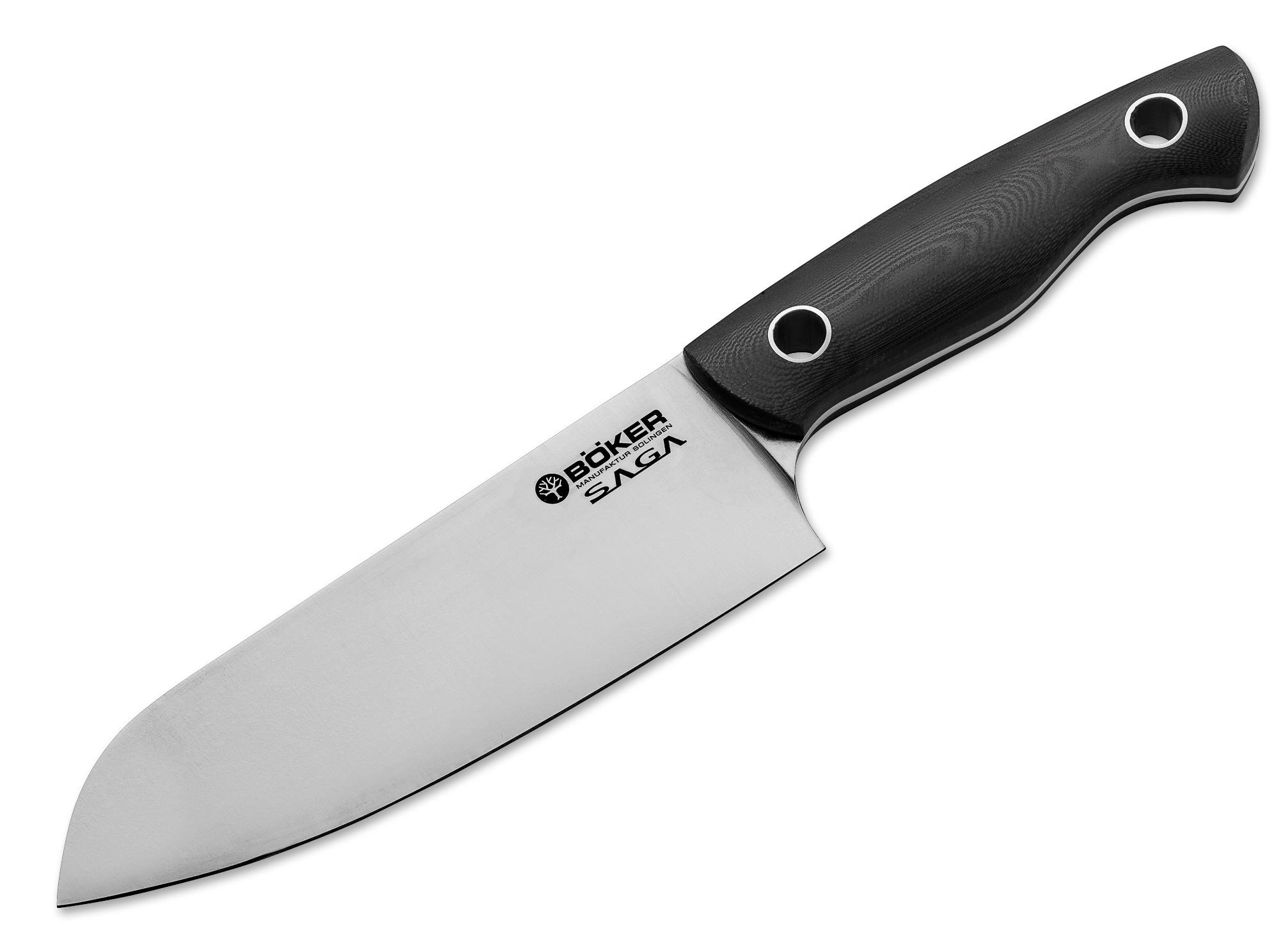 BOKER Satin Saga Santoku, Black