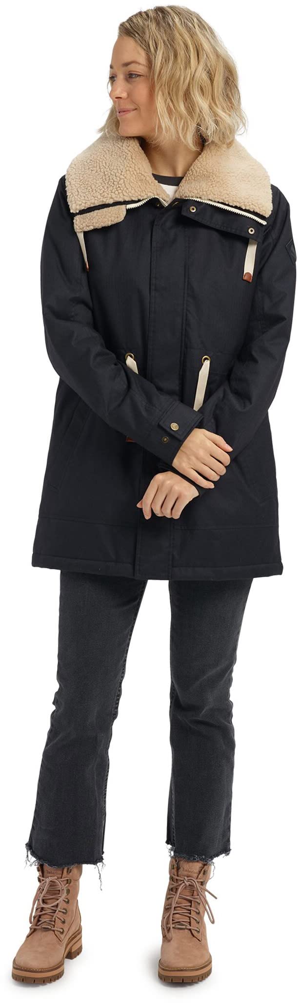 Burton Womens Hazelton Jacket, True Black, Small