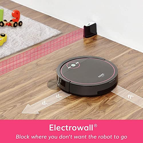 NOISZ by ILIFE S5 Pro Robot Vacuum and Mop 2 in 1, ElectroWall, Automatic Self-Charging, Water Tank,Tangle-Free, Quiet, Ideal for Pet Care, Hard Floor and Low Pile Carpet, Black