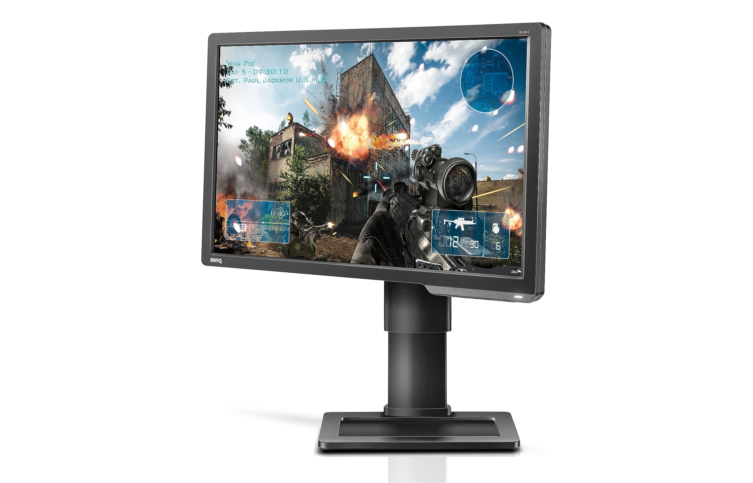 BenQ ZOWIE XL2411P 24 Inch 144Hz Gaming Monitor, 1080P 1ms, Black eQualizer and Color Vibrance for Competitive Edge
