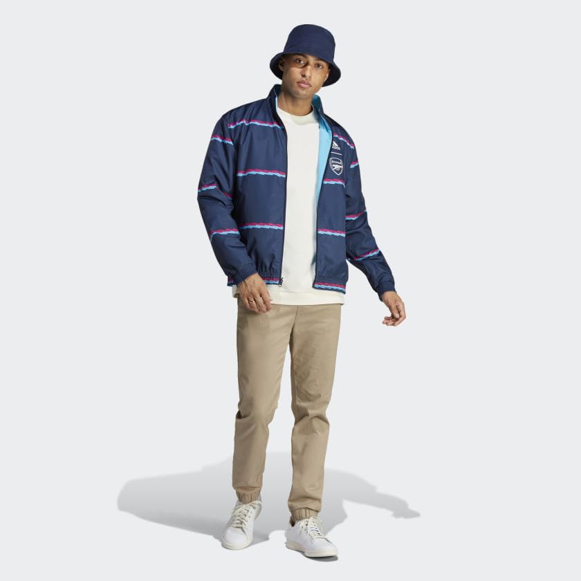 adidas Arsenal Anthem Jacket Men's, Blue, Size M