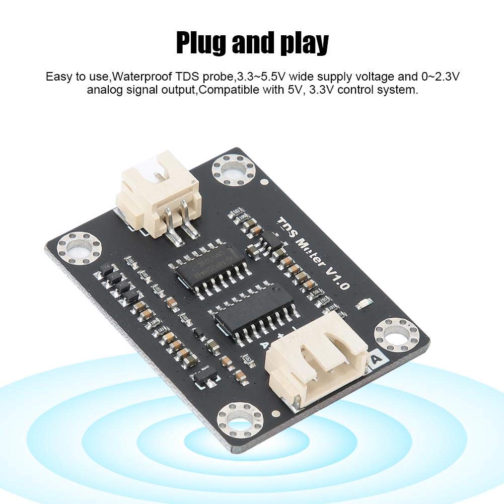 PUSOKEI Analog Water Sensor Water Quality Monitoring Machine Value of Water Measure for Domestic Water and Hydroponics
