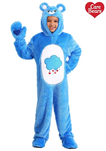 Child Care Bear Costume Classic Care Bear Grumpy Bear Onesie for Kids X-Large