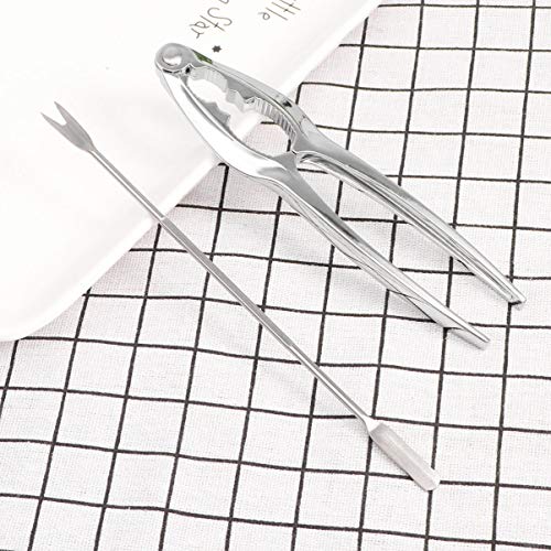 BESTonZON Home Tool Set 16pcs/ set Home for Artifact Nut Lobster Picks Tool Forks Scissors Steel Peeling Restaurant Gadgets To Needle Shellers Eat Plier Kitchen Opener Hairy Crabs and Lobster Crackers