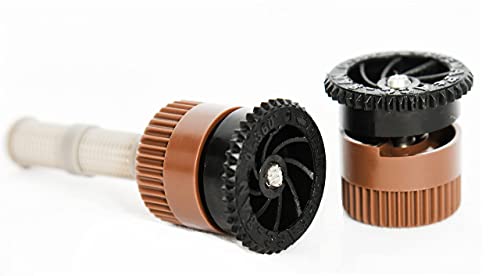 Pop-up Sprinkler Head 0-360 Degree Adjustable Replacement Nozzle 8 VAN (Variable Arc Nozzle) 8 feet radius, for Garden Lawn and Golf Irrigation universally compatible with all major brands. Pack of 10