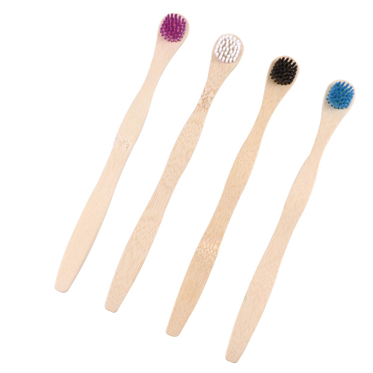 Toothbrush Adults Brush 4pcs Bamboo Brush Oral Bad Breath Brush Deep Cleaning Tool for Men Women Adults Cleaning