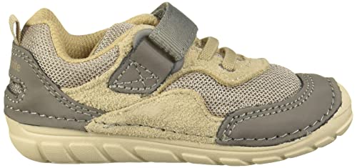 Stride Rite baby boys Soft Motion Rhett Athletic Sneaker, Tan, 5 Wide Toddler US