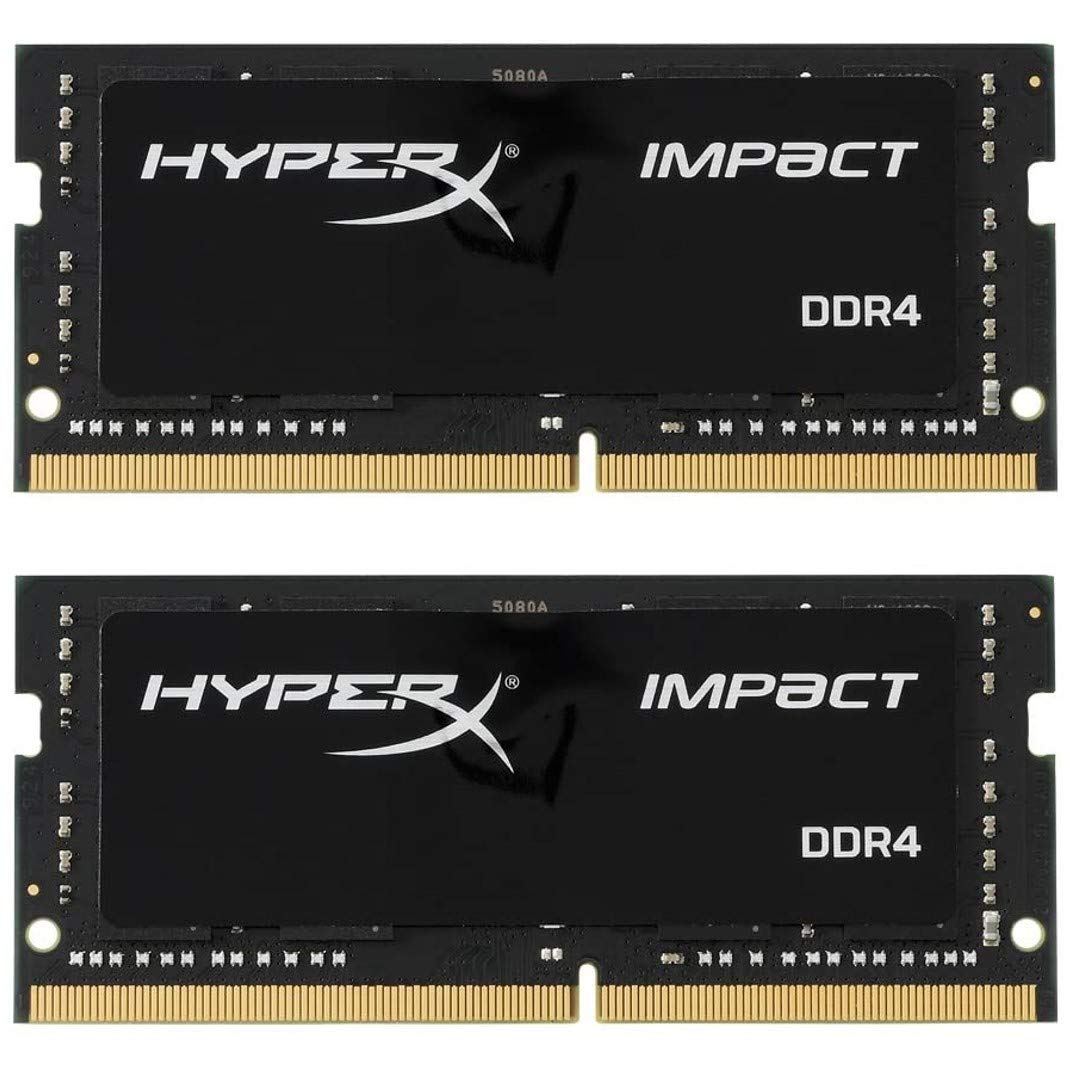 Kingston Technology HyperX Impact 32GB 3200MHz DDR4 CL20 SODIMM (Kit of 2) Memory HX432S20IBK2/32