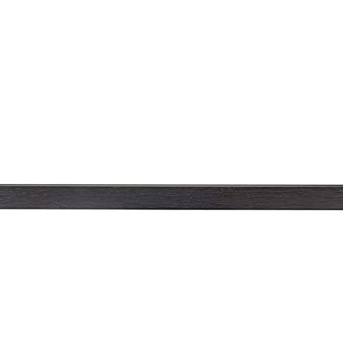 Danya B. Contemporary Laminated MDF Floating U Wall Decor Shelves, Bathroom or Living Room Wall Decor, (3 Shelf Pack) (Walnut)
