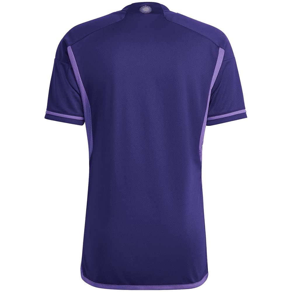 adidas Men's Soccer Argentina 2022 Away Jersey (Large) Purple