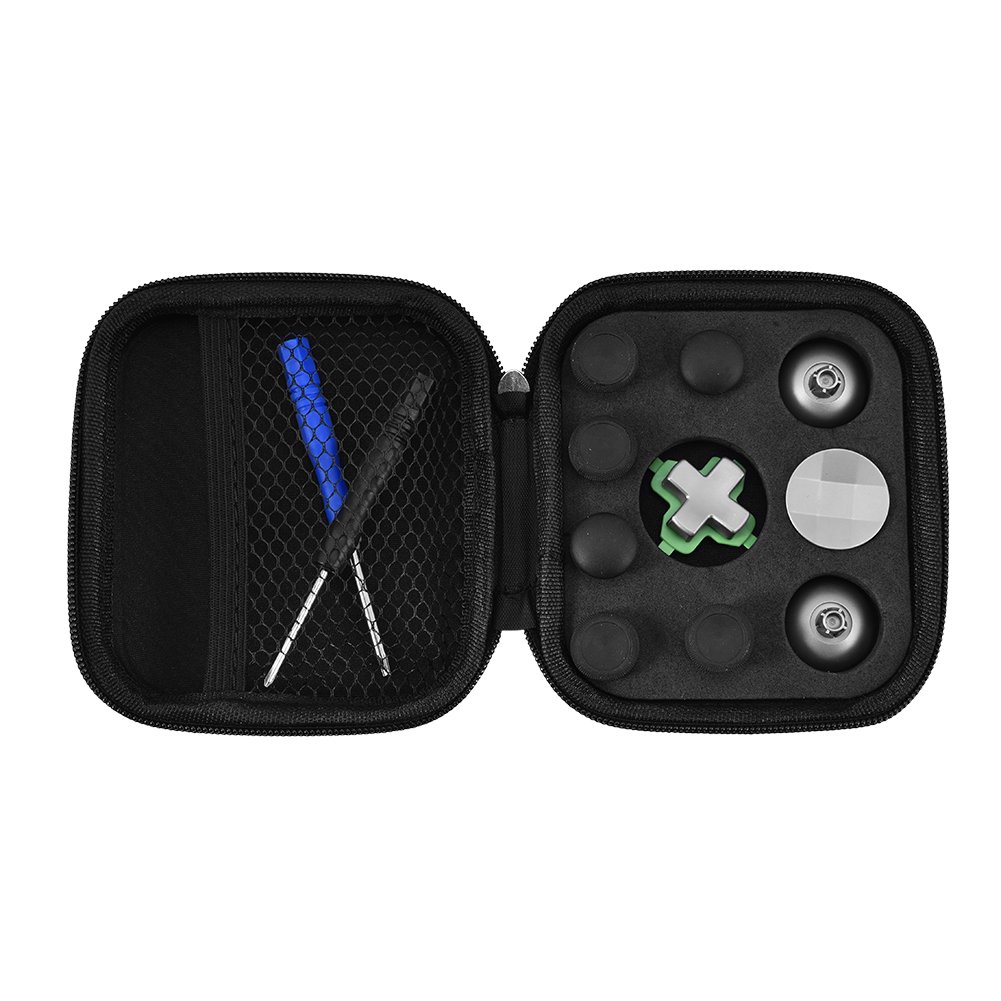 Bewinner Professional Replacement Button Kit with 3 Pairs of Top, Middle and Bottom and 2 Metal Buttons for/ONE Controller
