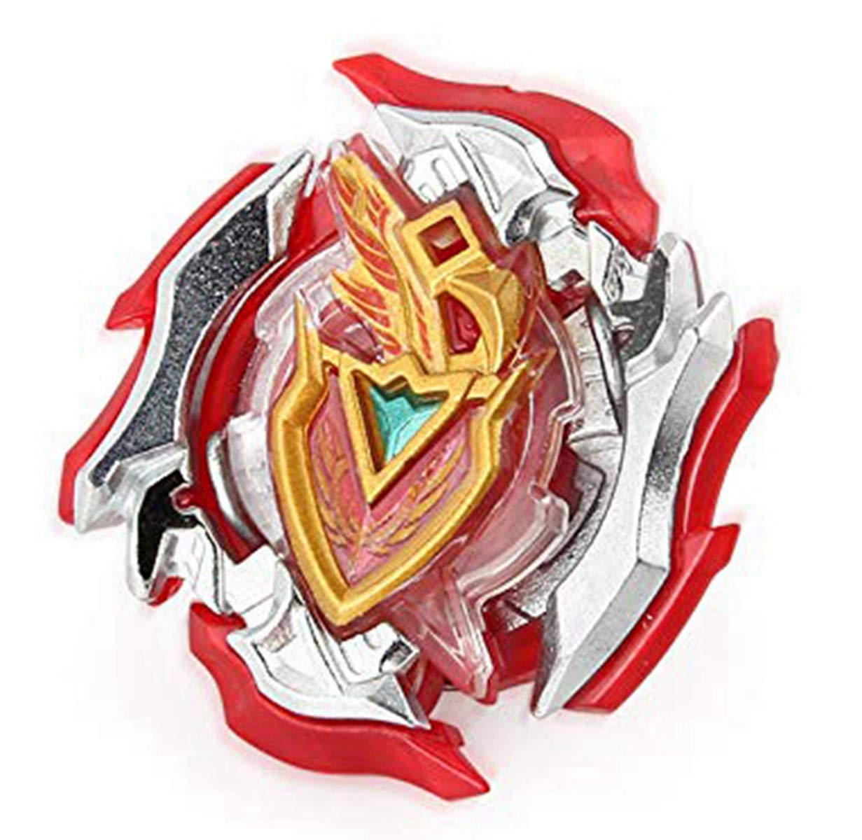 Bey Battle Burst Blade Evolution Turbo B-105 Booster Zet Achilles.11.Xt Red Sparking Left & Right Launcher Handle Grip Starter Set Gaming Battling Top God Bay Lr Bey launcher Spinning Toy Gift for Boy