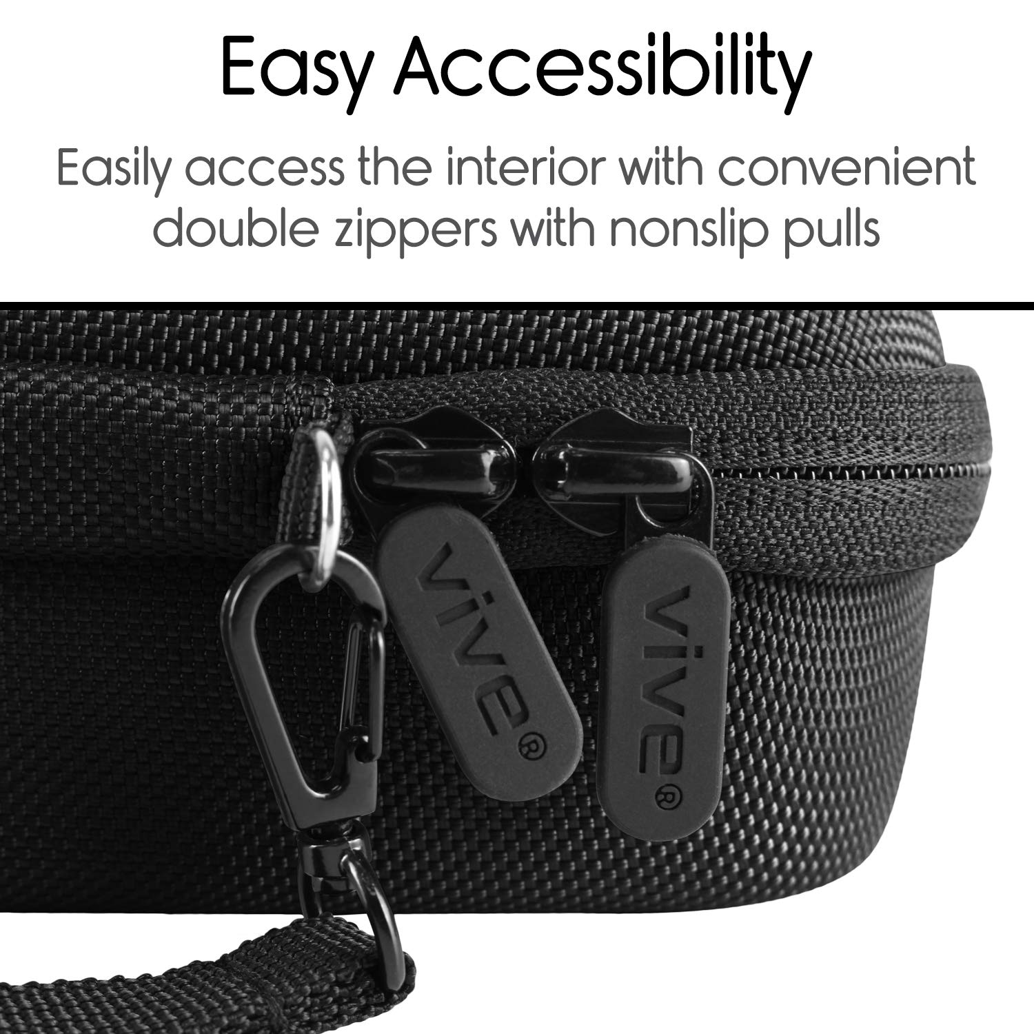 Vive Precision Stethoscope Case for Nurses - Hard Protective Equipment - Travel Holder Nursing School Essential - Fits 3M Littmann Classic III, Lightweight II S.E., Sphygmomanometer