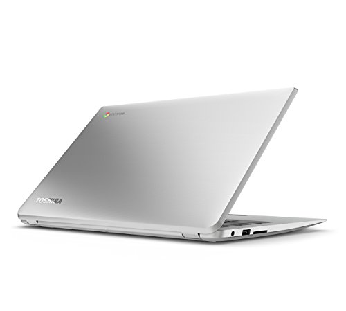 Toshiba CB35-B3330 13.3 Inch Chromebook (Intel Celeron, 2GB, 16GB SSD, Silver) (Renewed)