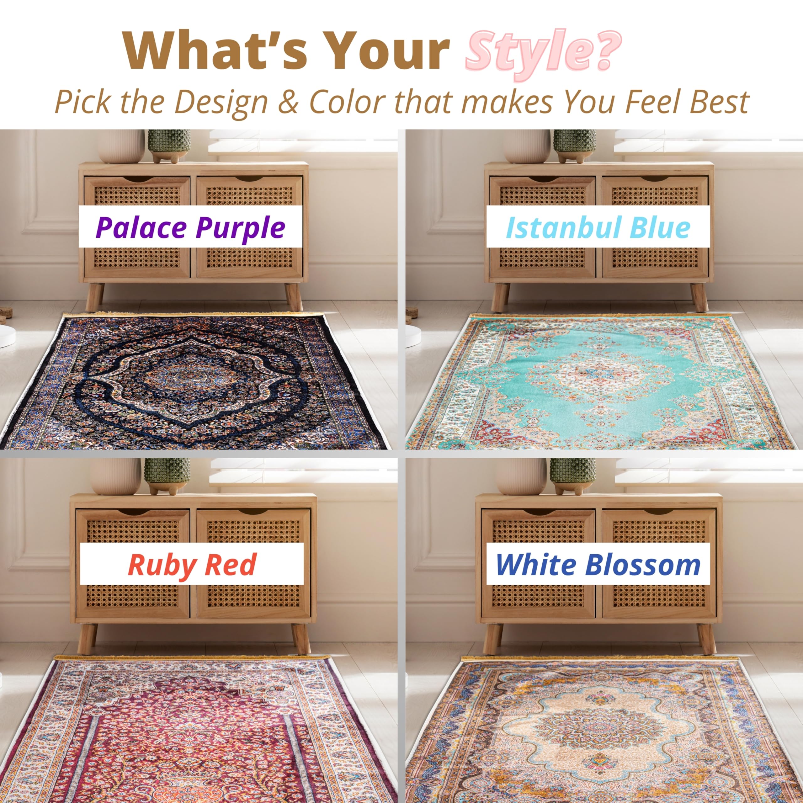 Sacred Artisans Prayer Mat, Istanbul Blue | Prayer Mat, Prayer Rug, Muslim Prayer Rug, Islamic Prayer Rug, Prayer Matt - Travel & Gift Ready for Ramadan & Eid