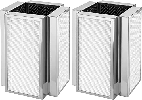 50 Replacement Filter H13 True HEPA Compatible with Purifier 3 in 1 Filter Contains Pre-Filter, H13 True HEPA and Activated Carbon Filter, 2 Pack