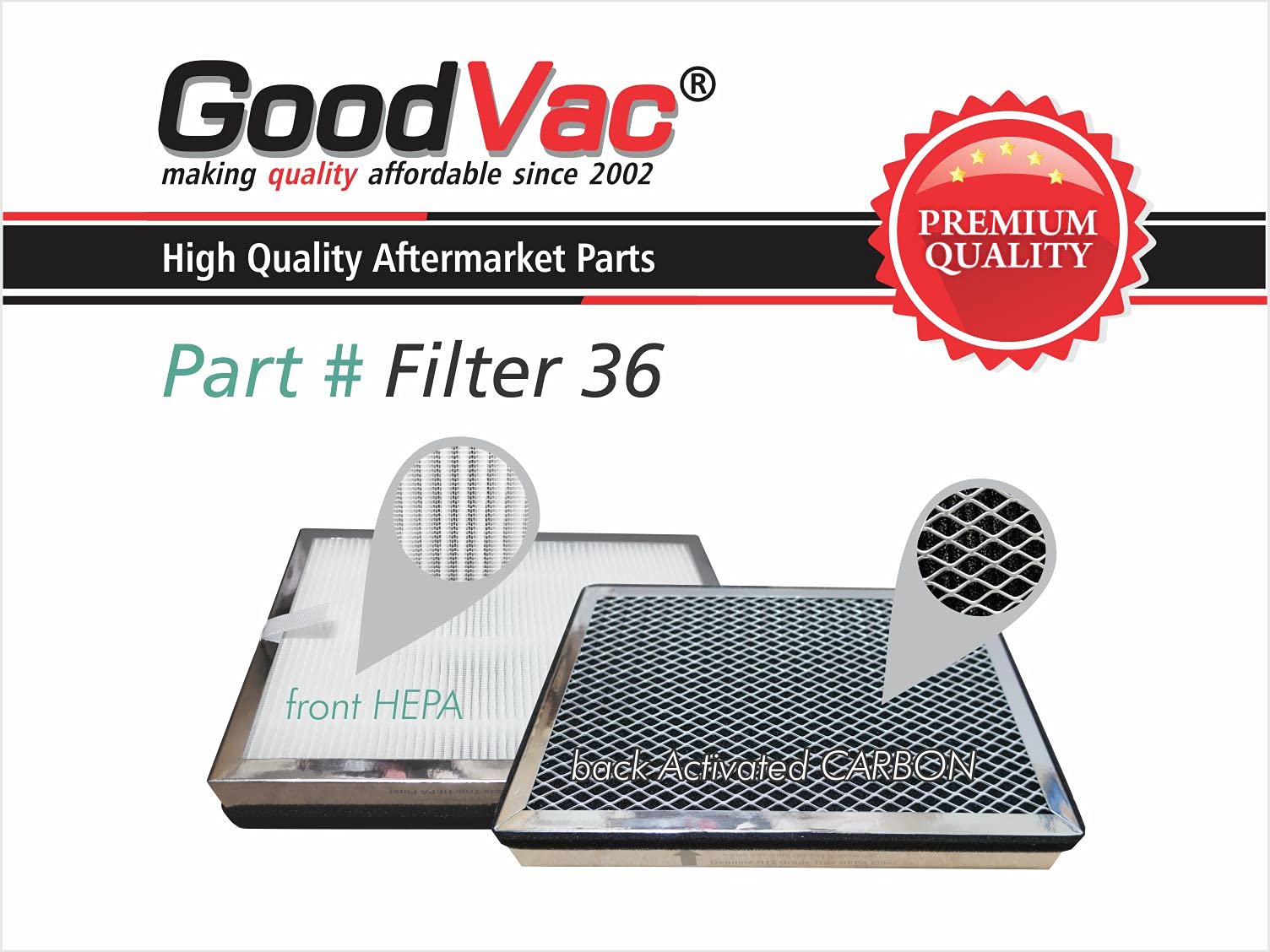GOODVAC HEPA Filter Compatible with Medify Air MA-25 (Replaces MA-25R) (4)