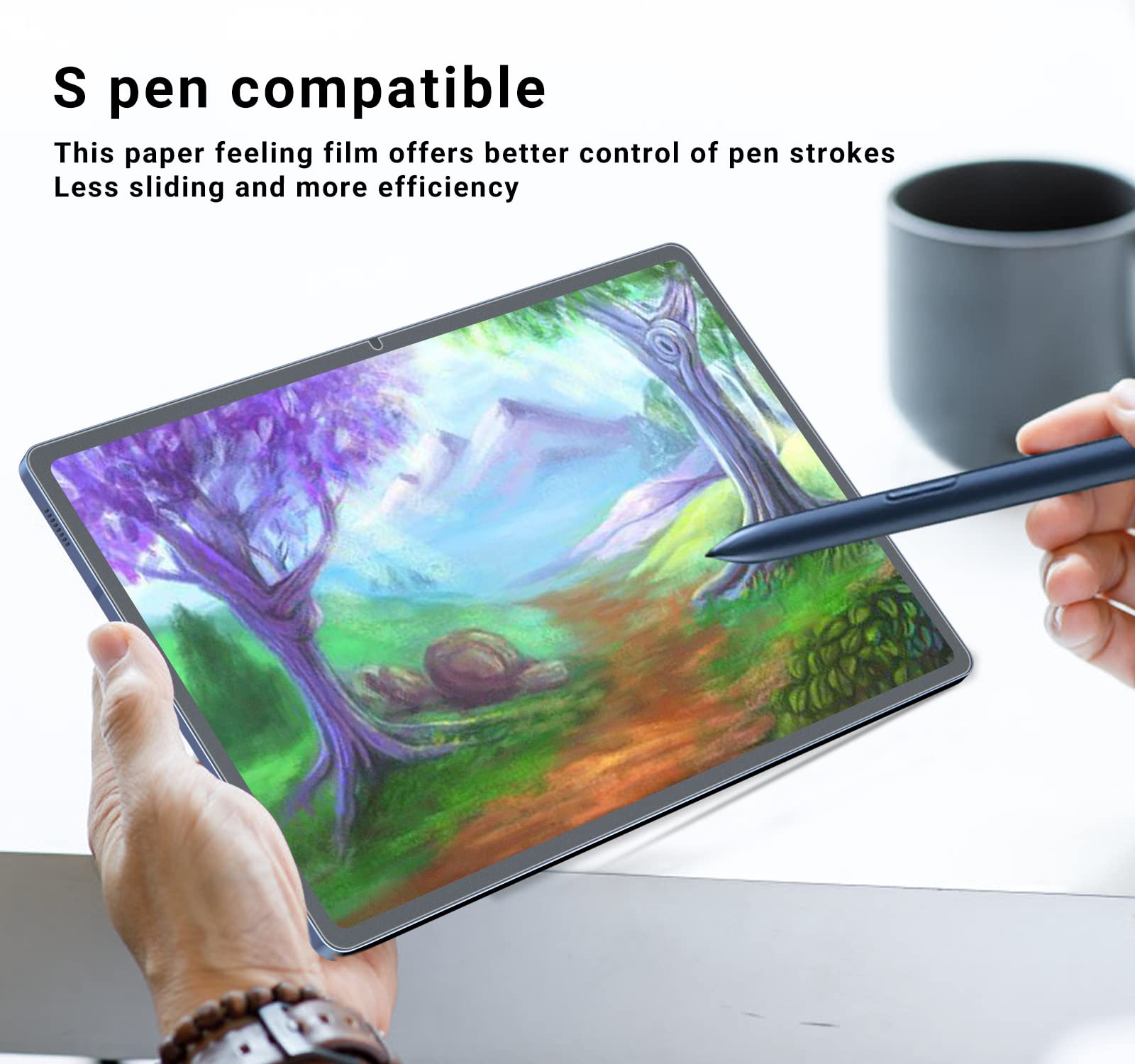 Tab S6 Screen protector, Paper Screen Protector for Samsung Galaxy Tab S6/Tab S5e 10.5 inch, with S Pen Compatible/Feels like writing on paper