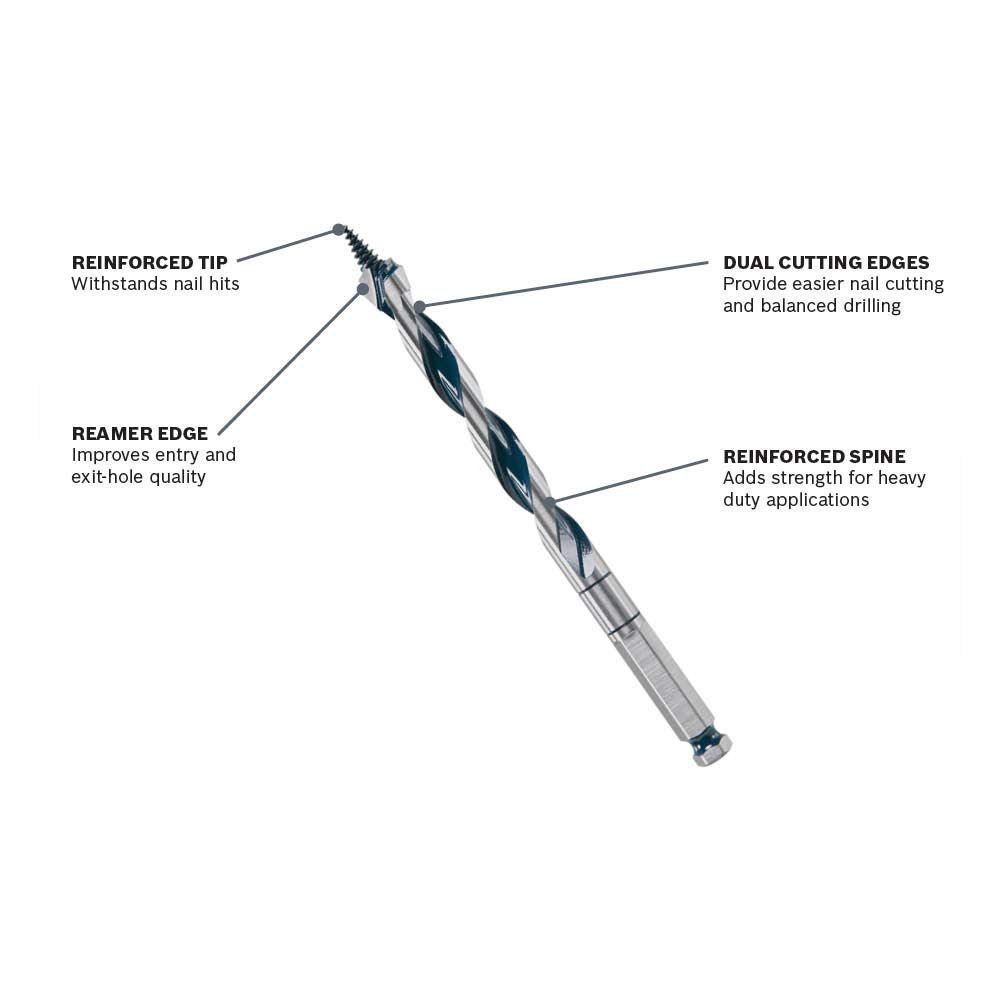 Bosch NKMT08 1/2 In. x 13 In. Daredevil Auger Bits