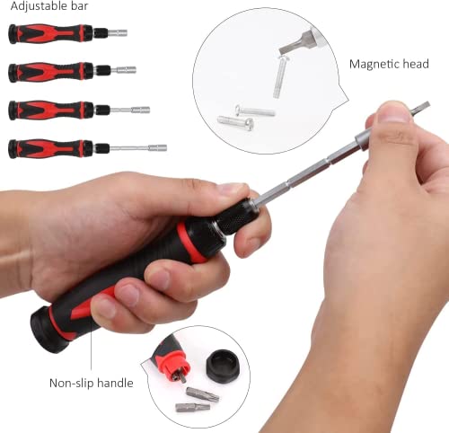 Amazon Basics 73-Piece Magnetic Ratcheting Wrench and Electronics Precision Screwdriver Set