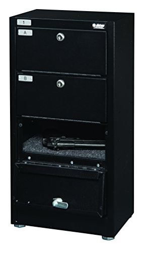 Datum Storage Argos Four High Pistol Safe 8 Pistol Capacity with a Key Lock, Stealth