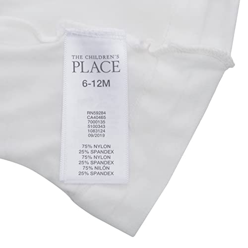 The Children's Place Baby Girls Toddler Microfiber Tights Hosiery, Cloud, 2T US