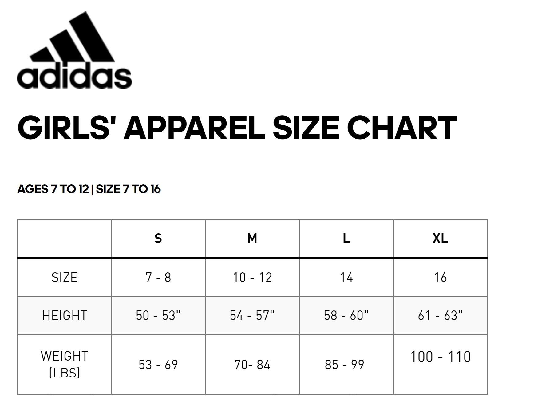 Adidas Kids Girls' Performance Tight Three Stripe Leggings - S - Black/White Text