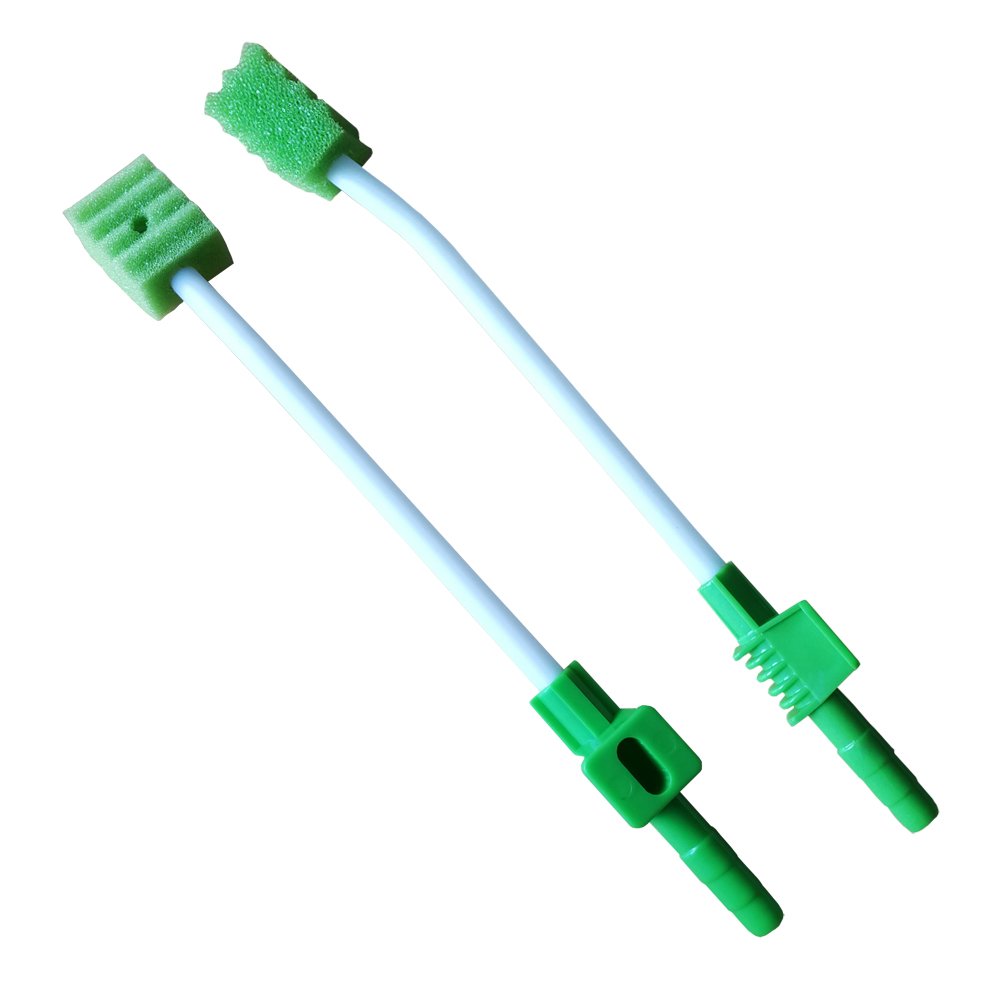 MUNKCARE Disposable Home Care Suction Sponge Stick Suction Swab Suction Sputum(Box of 100)