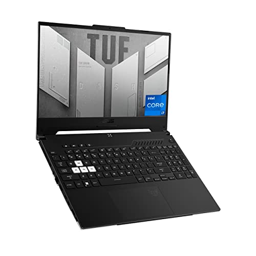 ASUS TUF Dash 15 (2022) Gaming Laptop, 15.6” 165Hz QHD IPS-Type Display, Intel Core i7-12650H, GeForce RTX 3050, 16GB DDR5, 512GB SSD, Thunderbolt 4, Wi-Fi 6, Windows 11 Home, Off Black, FX517ZC-IS73