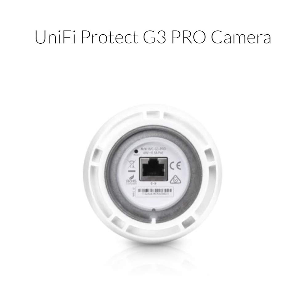 UniFi UVC-G3-PRO 1080p Outdoor Weatherproof IP Camera with 3X Optical Zoom (3-Pack)