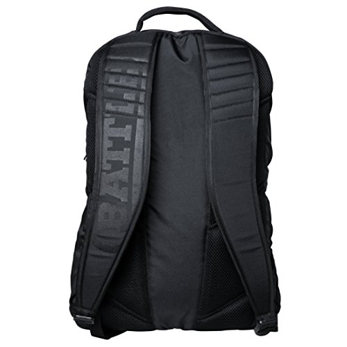Battle Sports Vault Backpack - Football Backpack Lightweight & Durable with Large Front Pocket and Adjustable Shoulder Straps & Soft-Lined Top Sleeves for Extra Comfort - Black/Black